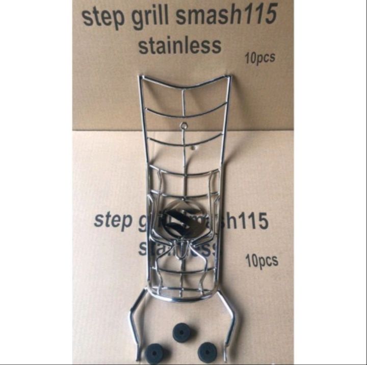 Step Grill (Carrier) Stainless Smash 115 Heavy Duty (Stepgrill) | Lazada PH