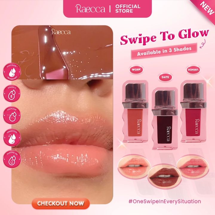 Raecca Swipe To Glow [Lip Gloss] | Lazada Indonesia