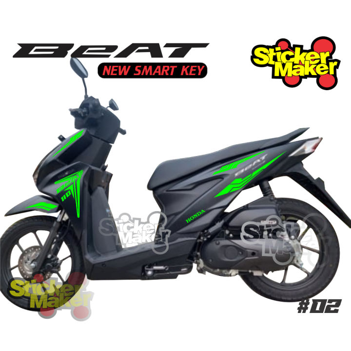 stiker beat new sticker cutting beat 2024/2025 smart key striping honda ...