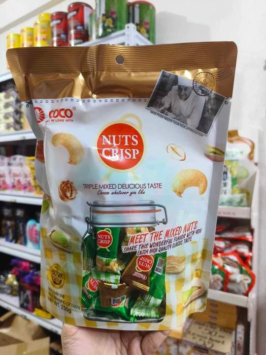 coco / adora nut crisp snacks mixed nuts 250g / 500g packs | Lazada PH