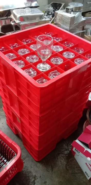 HEAVY DUTY WATER GOBLET CRATES 25 Holes | Lazada PH