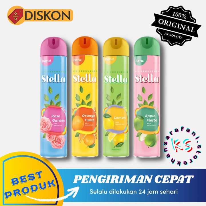 Stella Apple / Orange / Lemon / Rose / Sakura 200ml - Semprotan Pewangi ...