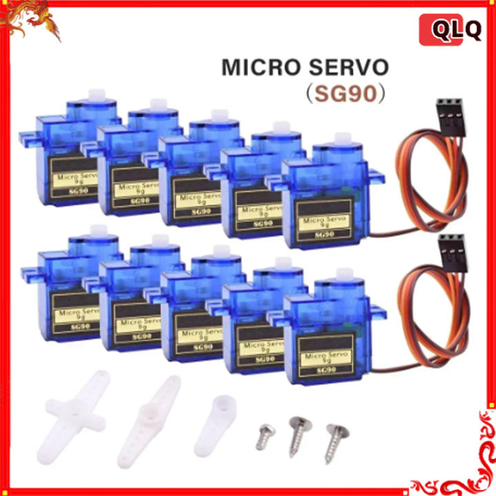 2/5/10/20pcs Sg90 Servo Motor Micro 9g 180 360 Degree Mount Sg90 Kit ...