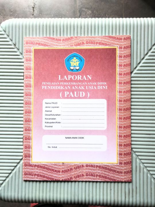 Buku Raport PAUD ukuran a5 | Lazada Indonesia
