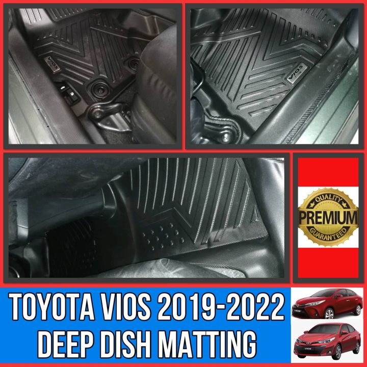Toyota Vios 2019-2023 Deep dish matting | Lazada PH