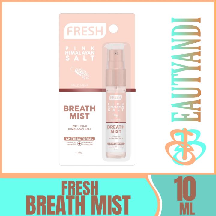 Fresh Pink Himalayan Salt Breath Mist 10ml | Mild Mint | Lazada PH