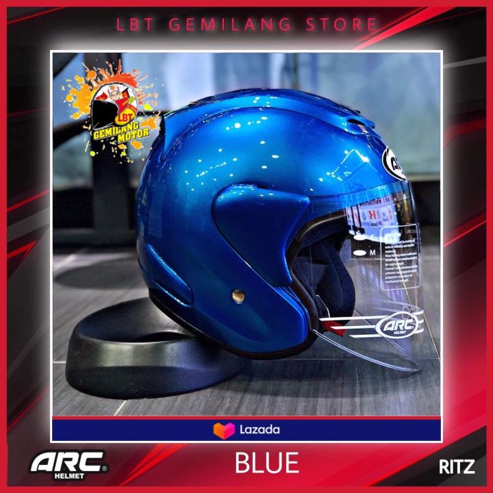 ARC Helmets RITZ [BLUE] | Lazada