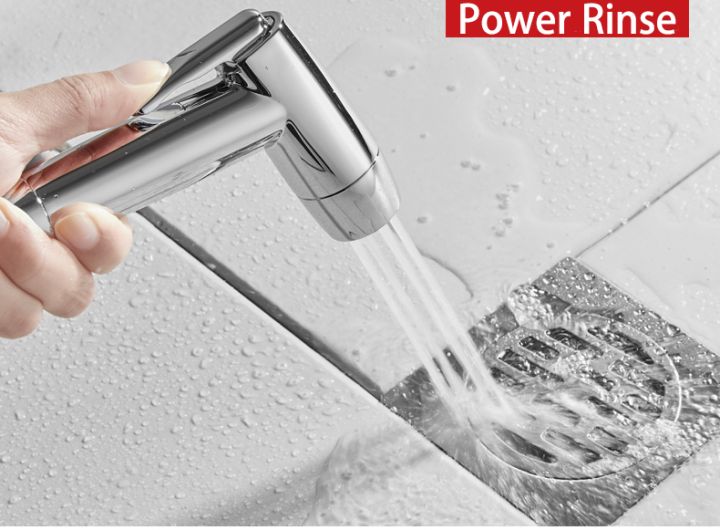 【Perforation-free Installation】Toilet flush spray gun One-key high ...