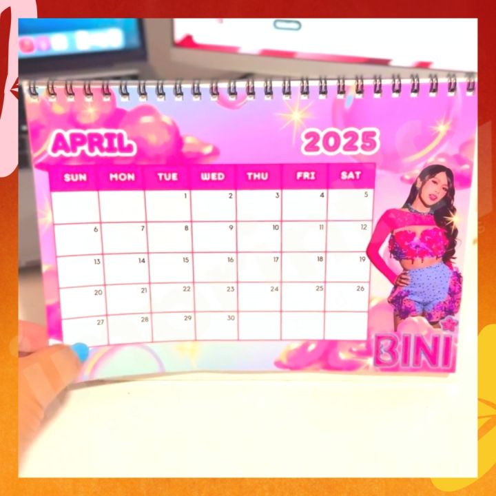 BINI 2025 Desk Calendar (A5 size) | Lazada PH