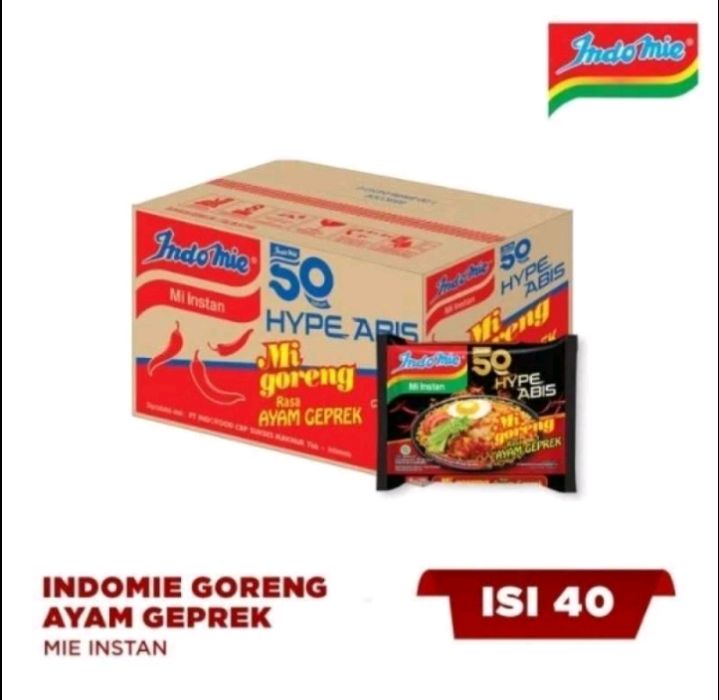 Indomie Goreng Ayam Geprek 85gr (1Dus) | Lazada Indonesia