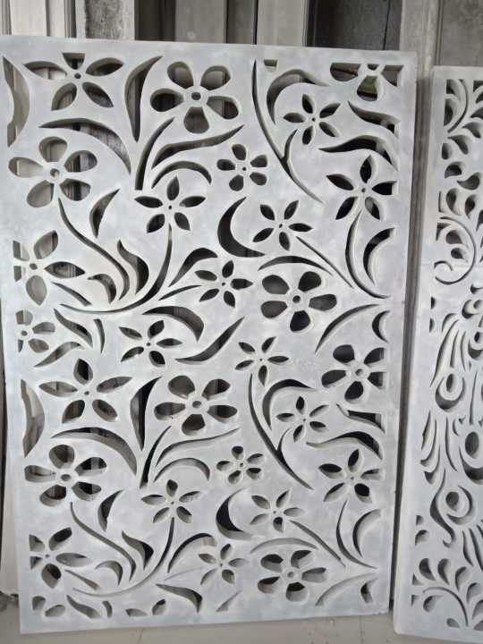 CETAKAN ROSTER KERAWANGAN GRC TEMBUS MOTIF BUNGA UKURAN 100x150 ...
