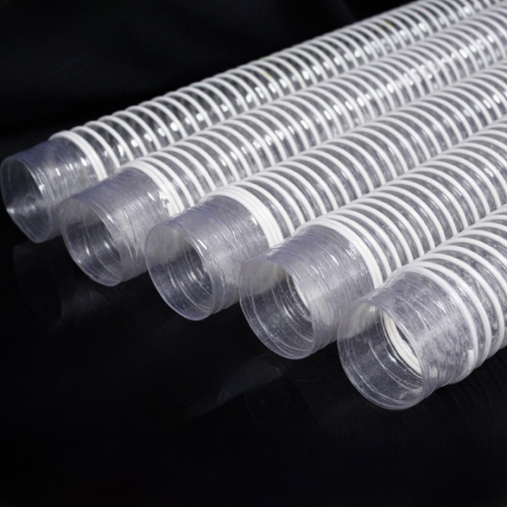 PVC Transparent Flexible Dust Collection Pipe Woodworking Industrial ...