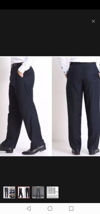 straight cut slacks/ office attire/casual attire for mens | Lazada PH
