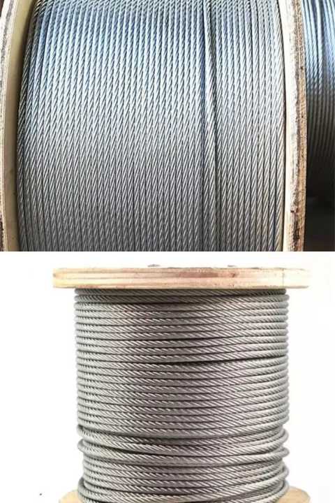 Kawat Seling Baja Galvanis 6 mm Tali Sling Baja Wire Rope | Lazada Indonesia