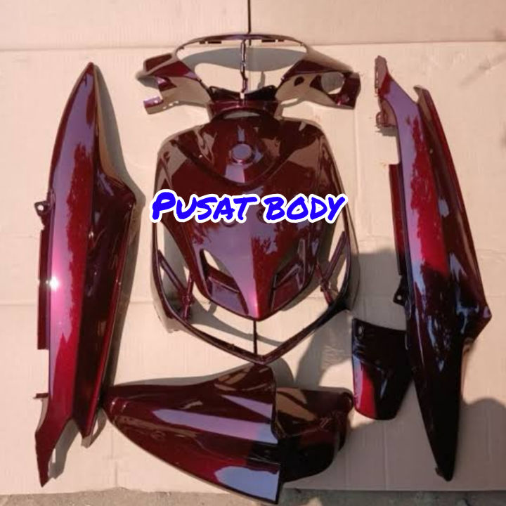 Cover bodi halus Mio smile Moonlight red | Lazada Indonesia