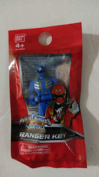 BANDAI POWER RANGERS SUPER MEGAFORCE RED RANGER , BLUE RANGER | Lazada