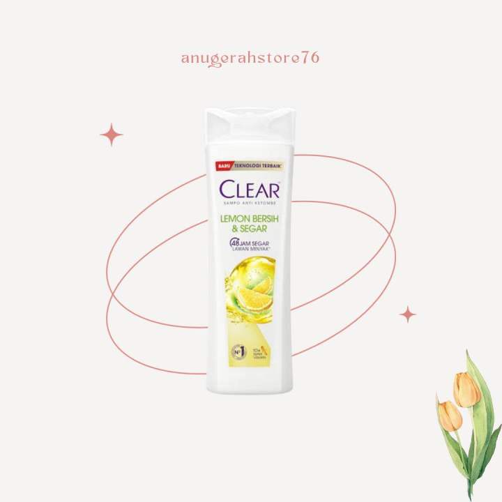 CLEAR Shampoo Anti Ketombe Lemon Bersih & Segar 160mL | Lazada Indonesia