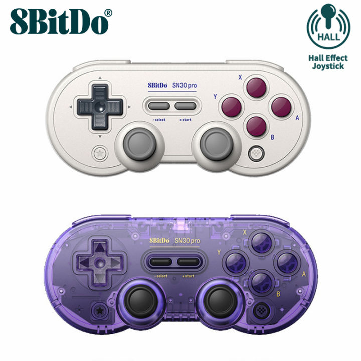 Original 8BitDo SN30 Pro Bluetooth Gamepad Hall Effect Joystick ...