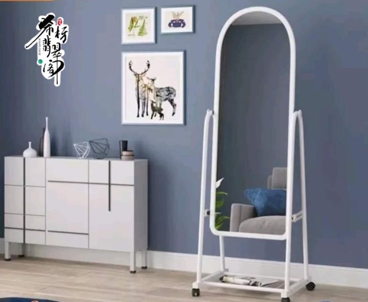 DIY Cermin Panjang Berdiri DIY Mirror Stand with Wheels | Lazada