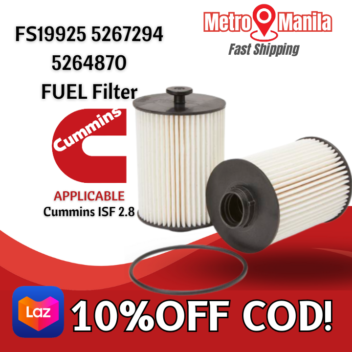FS19925 5267294 5264870 Fuel Filter Cummins ISF 2.8 | Lazada PH