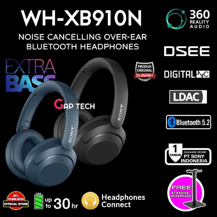Sony WH XB910N / WH XB 910N Extra Bass NC Bluetooth Headphones Original ...