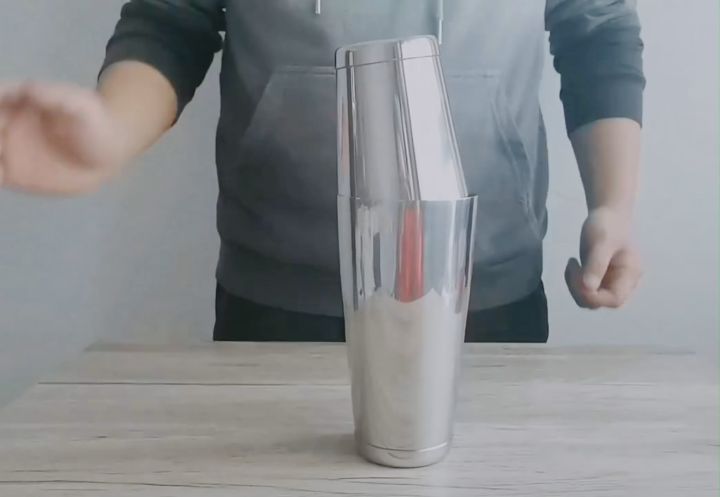 Boston cocktail shaker 700ml Stainless Steel Wine Mixer Cocktail Shaker ...