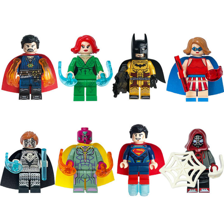 Hohland 8 Character Building Blocks Set: Compatible with LEG* boy toys ...