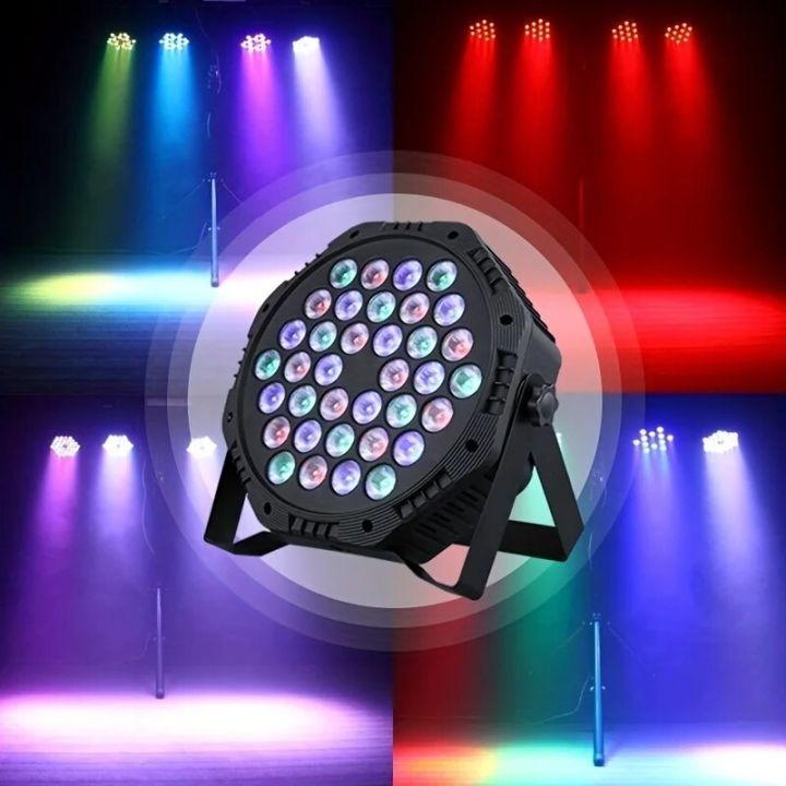 ไฟเลเซอร์ปาร์ตี้ LED 36ดวงสำหรับดีเจดิสโก้ KTV PAR Lamp DMX 512แสงไฟ ...