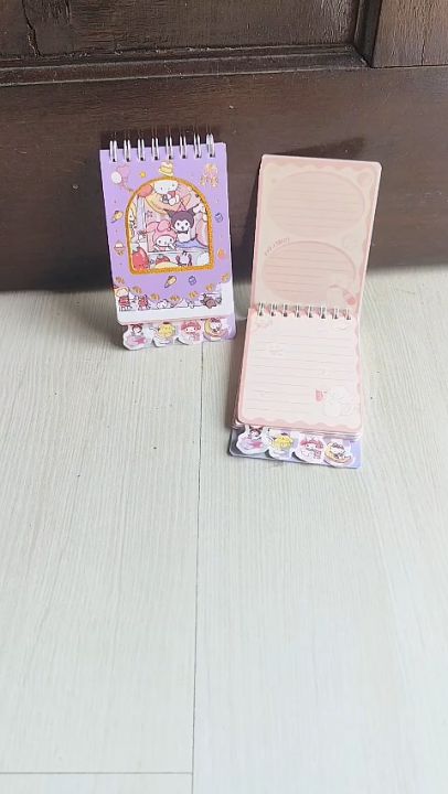 BINDER BOOK PEMBATAS BERDIRI SANRIO | BUKU MEMO KECIL | BUKU NOTES ...