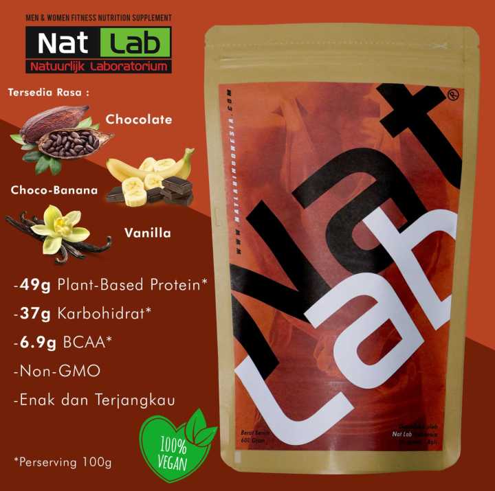 [ COD ] Natlab mass gainer maxx 600 gram HALAL BPOM | Lazada Indonesia
