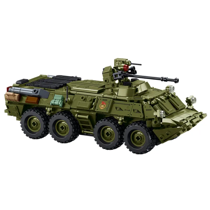 Sluban | Military BTR Wheeled Tank Model Building Toy | Lazada PH