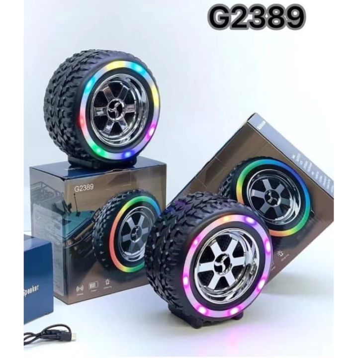 Speaker Bluetooth Portabel Wireless G-2389 + Lampu LED Speaker Bentuk ...