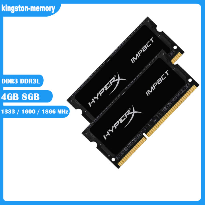 Hyperx Impact Ram Ddr3 4gb 8gb Pc3 Pc3l 12800หน่วยความจำแล็ปท็อป1066