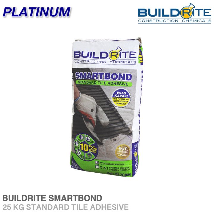25 KG | BUILDRITE Standard Tile Adhesive | Sold Per 25Kg Bag | Lazada PH