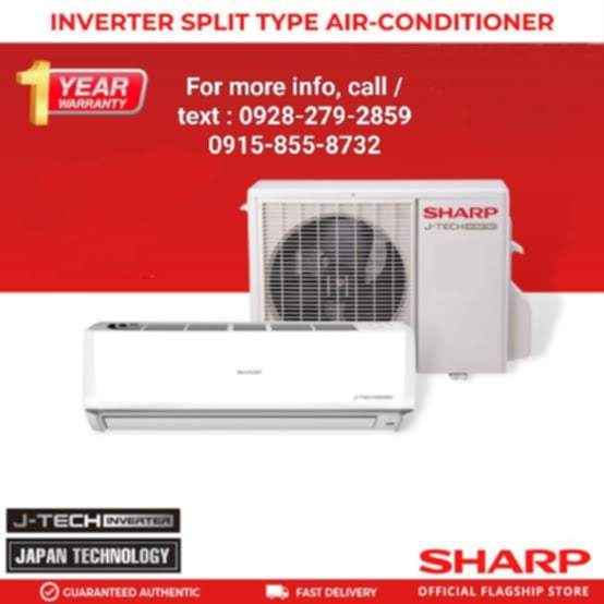 SHARP 1.0HP Split Type Inverter Aircon | Lazada PH