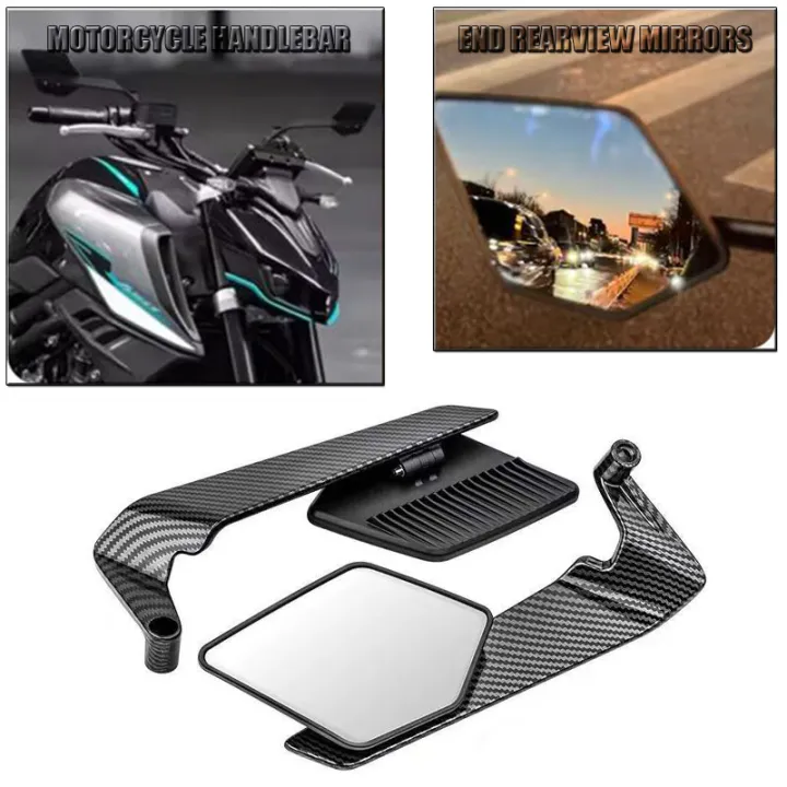 Adjustable Motorcycle Wind Wing Side Rearview Mirror For YAMAHA NMAX ...