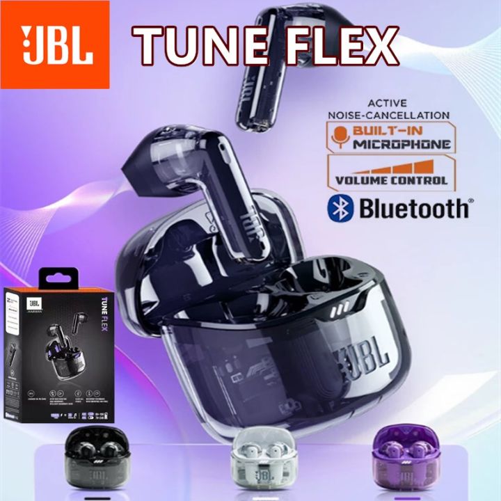 JBL Tune Flex Wireless Bluetooth Earphones for Sports and Music Support ...