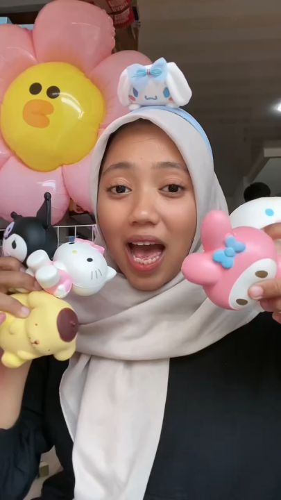 CUTE CHARACTERS SITTING SQUISHY squishi lucu boneka kawaii gemes | Lazada Indonesia