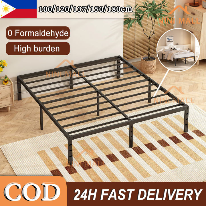 Iron bed Metal bed frame Stainless steel single bed High quality iron ...
