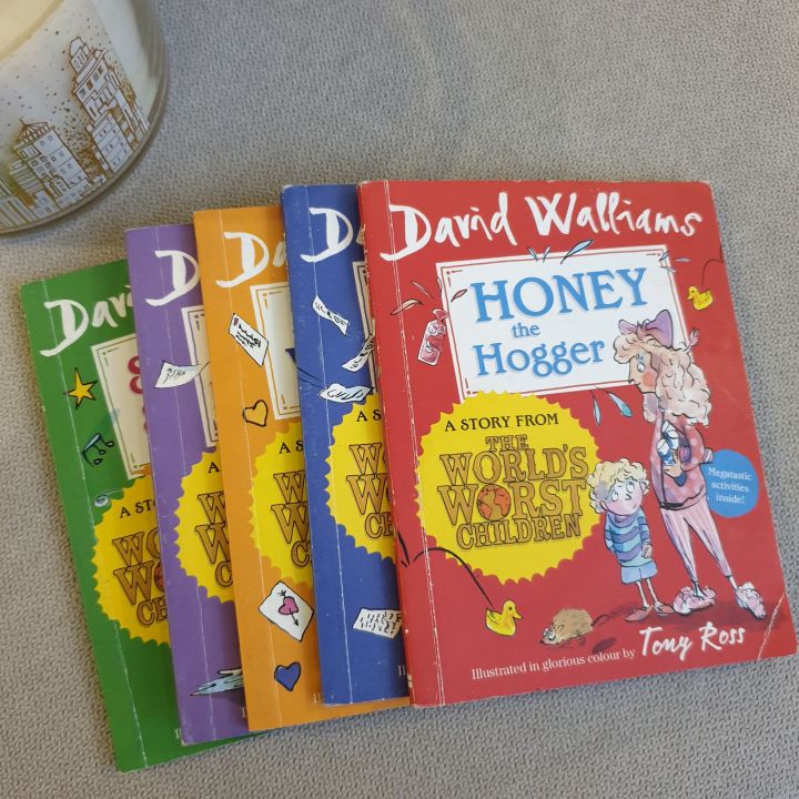 David Walliams A Story from World's Worst Children 5pcs Mini Books Set ...
