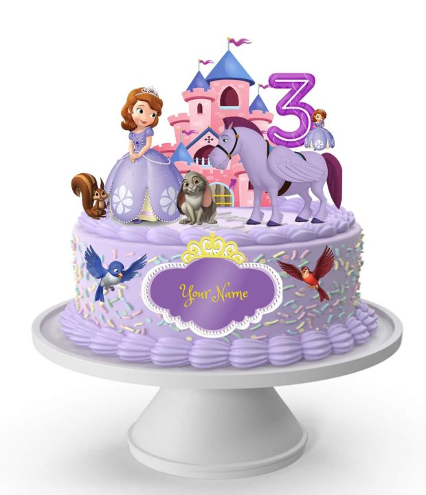 PERSONALIZED SOFIA THE FIRST CAKE TOPPER SET | Lazada PH