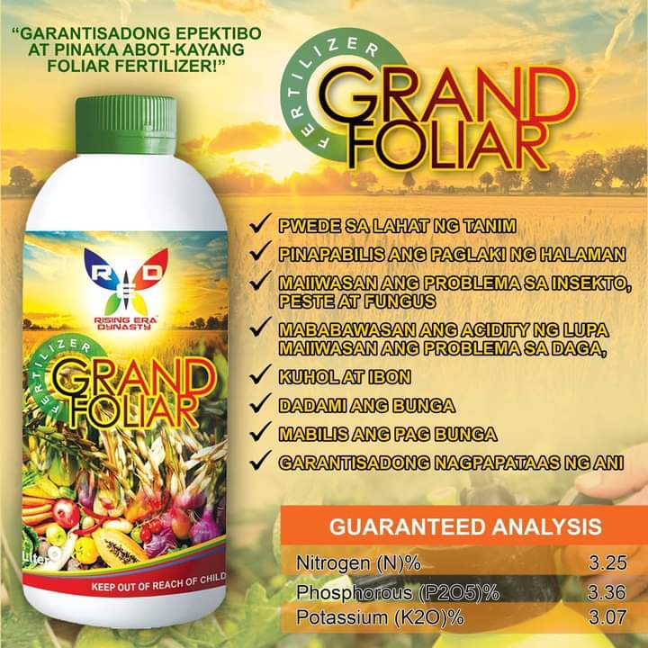 Grand Foliar Natural Foliar Spray 1 Liter | Lazada PH