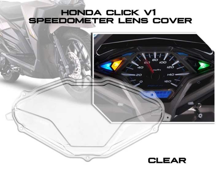 HONDA CLICK V1 SPEEDOMETER LENS SMOKE / CLEAR FOR CLICK V1 | Lazada PH