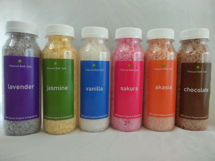 (berat 250 gram) Garam Mandi / bath salt / aroma terapi | Lazada Indonesia