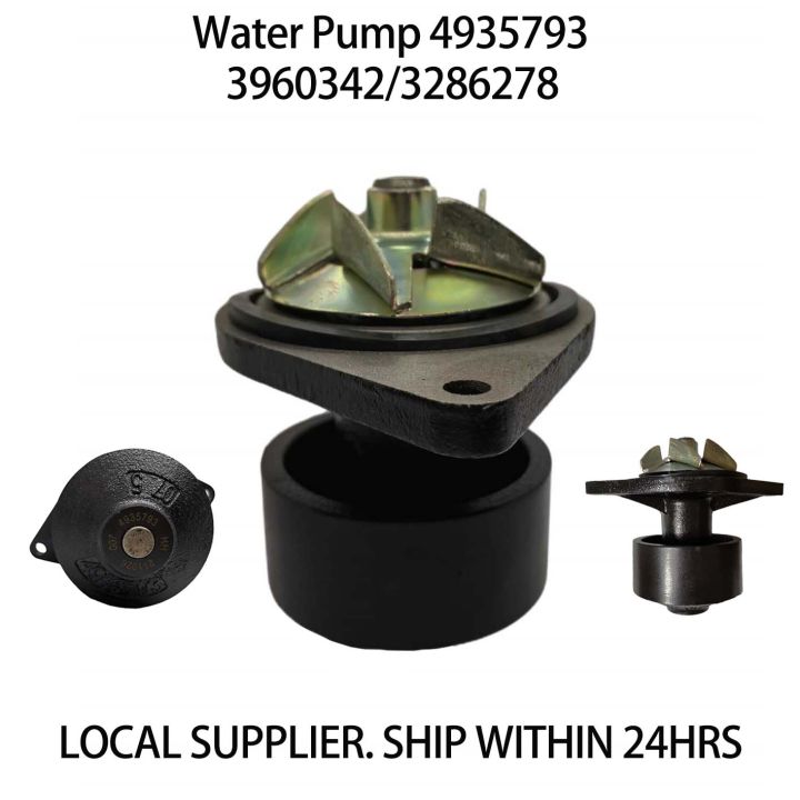 4935793 3960342 DCEC Water Pump with O Ring for Cummins 4B 6B Engine ...