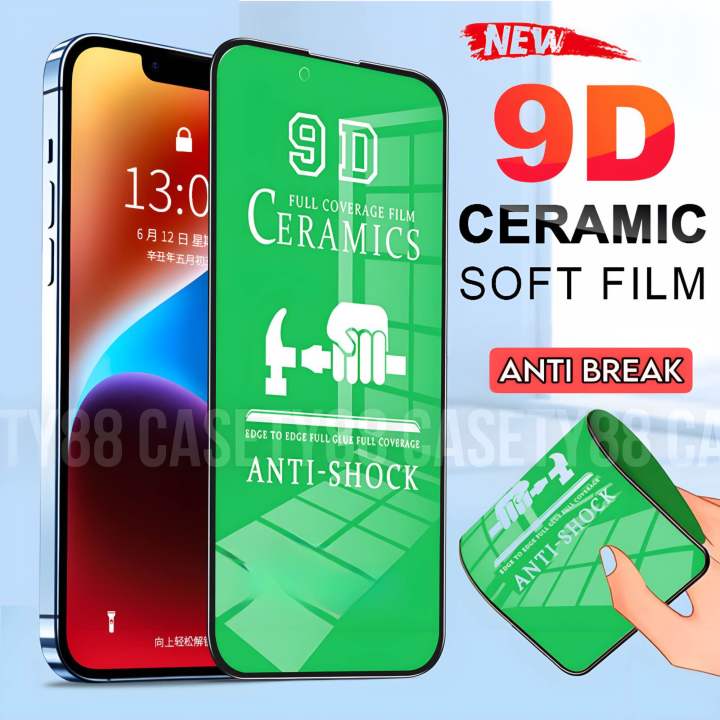 [Anti-Break] Ceramic Screen Protector 14 Pro Max 14 Plus 13 Pro Max 12 ...