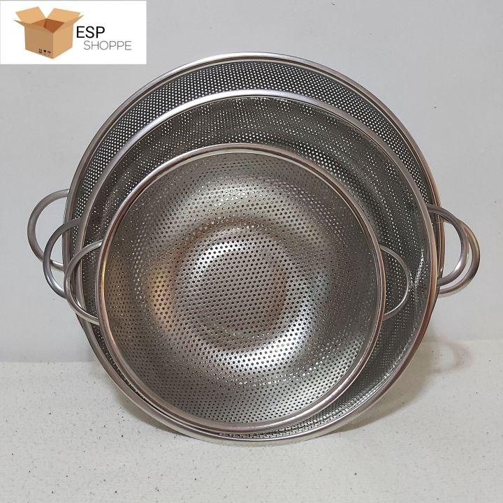 PURE STAINLESS COLANDER (Durable and Heavy duty) SALAAN | Lazada PH