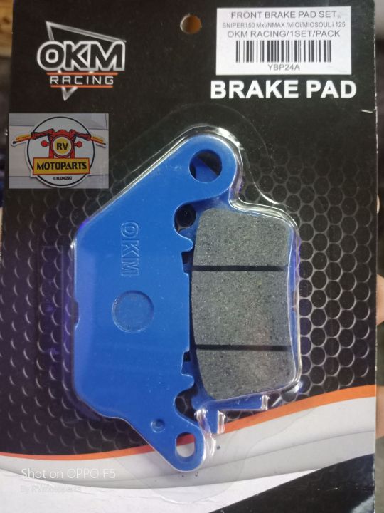 OKM Racing Break Pad Front Mio i 125 / mio soul 125 / Nmax / Aerox ...