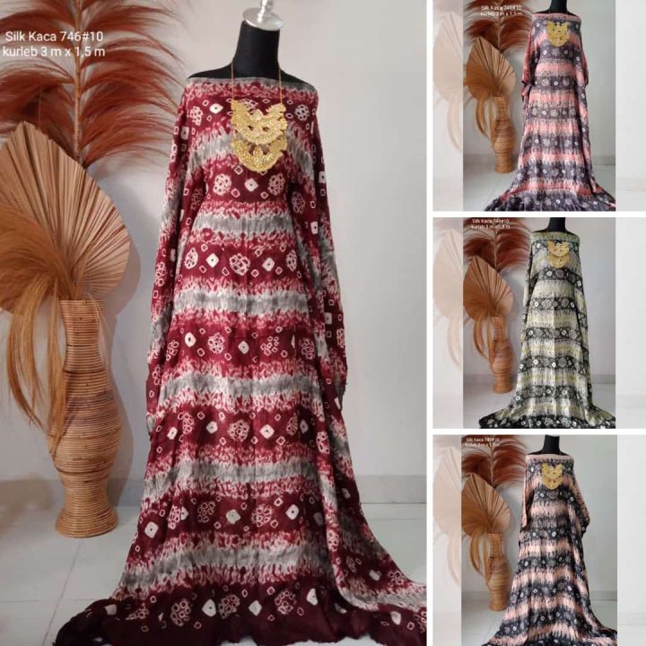 KAIN JUMPUTAN KHAS PALEMBANG TITIK 7 MERAH PANJANG 3 METERAN HANDMADE ...