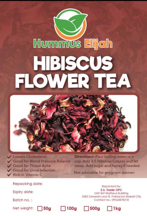 Hibiscus (Rosella) Flower Tea (pure and authentic)- 20g/50g/100g ...